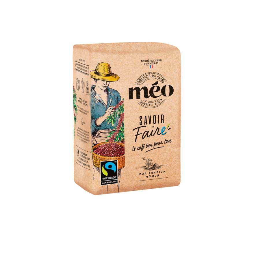 Méo Savoir-faire Fairtrade Coffee Ground 500g - MEO - Comexposium and ...