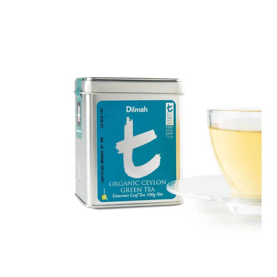 t-Series VSRT Organic Ceylon Green Tea Tin Caddy-100g Loose Leaf ...
