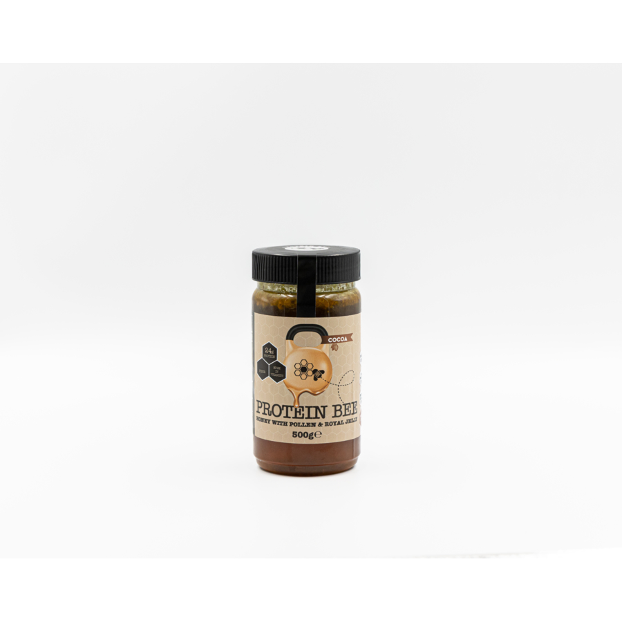 Protein Bee - Honey with Pollen and Royal Jelly. Cocoa flavor - THE BEE ...